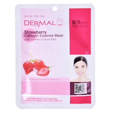 Sheet maska za lice DERMAL Collagen Essence jagoda 23g