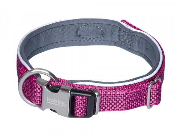 Nobby Dog ogrlica Clas.Preno Royal M/L 45-55cm roze