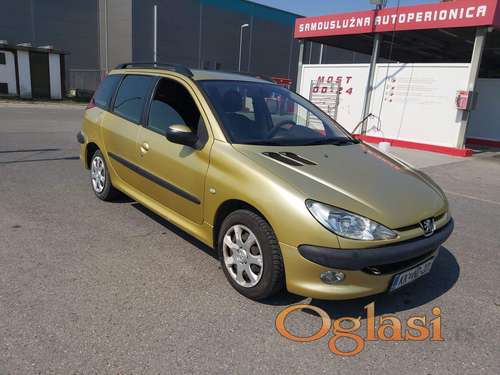 Peugeot 206 sw stranac 2003 god. 55 kw 1.4 b odličan.