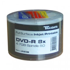 Traxdata dvd-r 8x printable 1/50