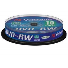 Verbatim dvd-rw 4x 1/10 spindle