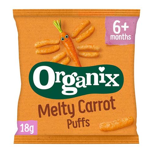 Organix organski flips šargarepa pufi (6m+) 20gr