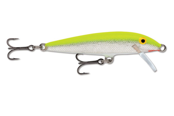 Rapala Original F-7 Silver Fluorescent Chartreuse