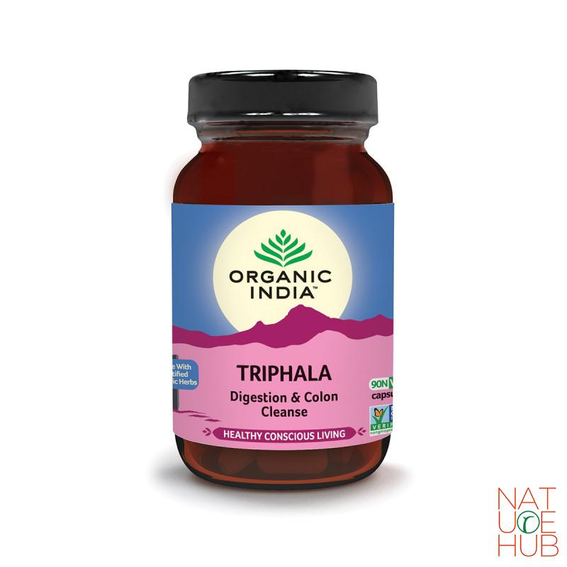 Triphala (trifala) organic india, 90 cps