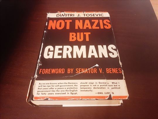 Not Nazis But Germans Tosevic Dimitri 1944 god.