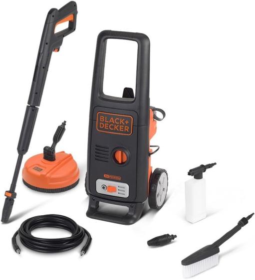 Black+Decker BXPW1600PE perač pod pritiskom Set, 125 bar