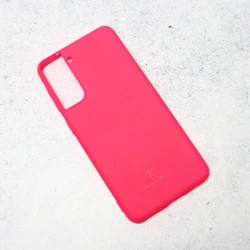 Futrola - maska Teracell Giulietta za Samsung G991 Galaxy S21 mat pink