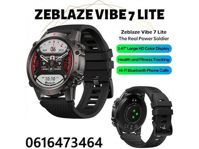 Novo - Zeblaze Vibe 7 Lite Bluetooth Smartwatch, Pozivi