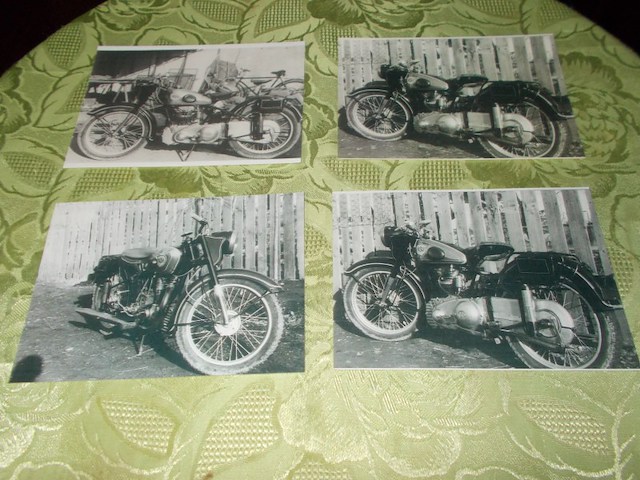 Stari motocikli - stare fotografije dimenzija 18x13 cm