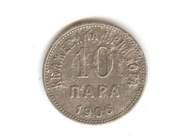 Crna Gora 10 para 1906