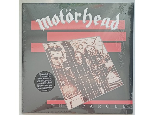 MOTORHEAD  -  2LP ON  PAROLE ( Novo !!!)