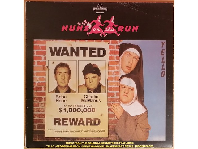 LP YELLO - Nuns On The Run (1990) PERFEKTNA