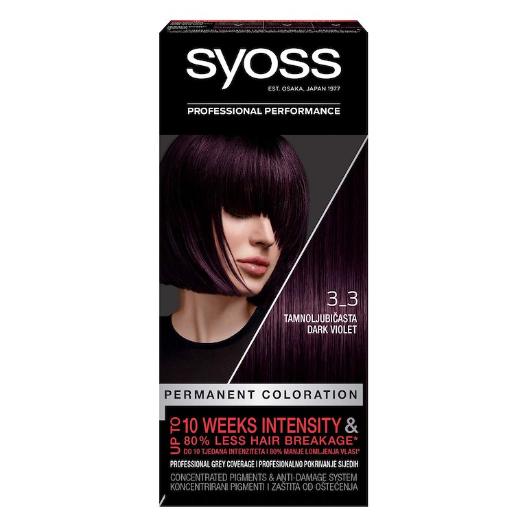 Syoss dark violet boja za kosu 3-3 Henkel