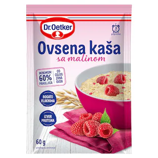 Ovsena kasa malina 60g,Dr Oetker