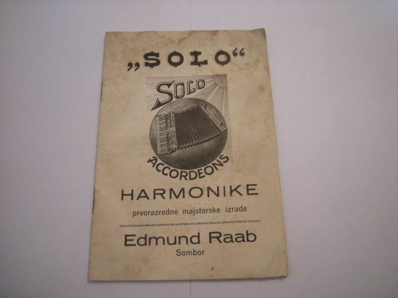 Cenovnik za harmonike `Solo` Sombor