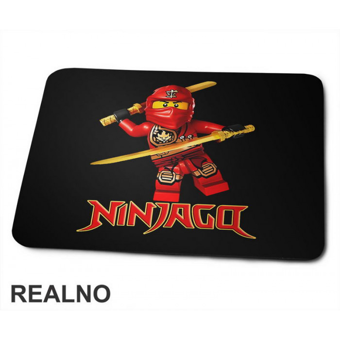 KAI - RED NINJA - NINJAGO - CRTANI FILMOVI - PODLOGA ZA MIŠ