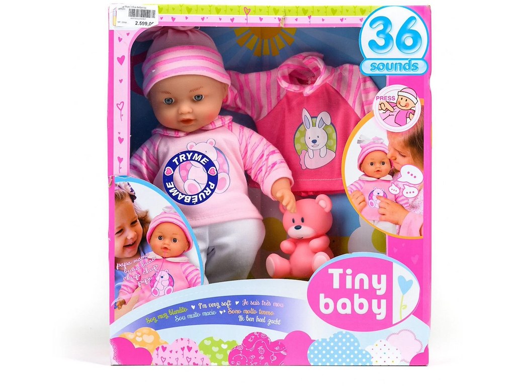Loko toys Lutka beba sa funkcijama sa odećom 30cm