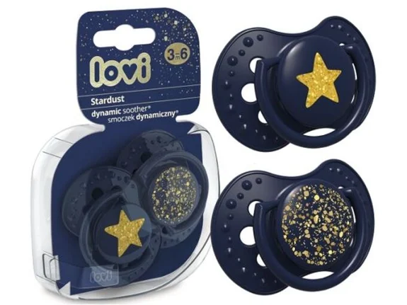 Lovi Varalica silicone dynamic stardust 3-6m 2kom