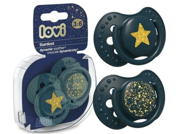 Lovi Varalica silicone dynamic stardust 3-6m 2kom