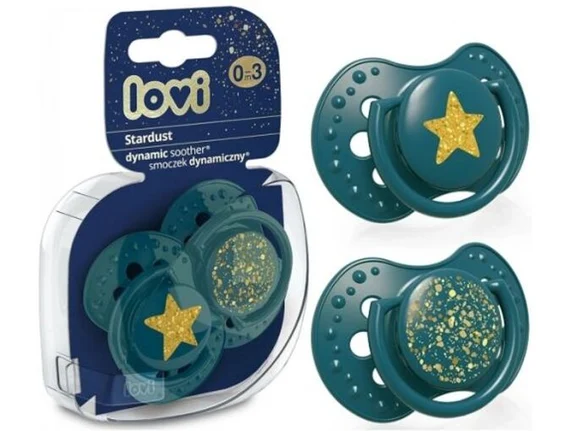 Lovi Varalica silicone dynamic stardust 0-3m 2kom