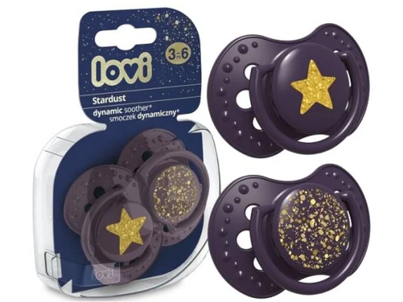 Lovi Varalica silicone dynamic stardust 3-6m 2kom