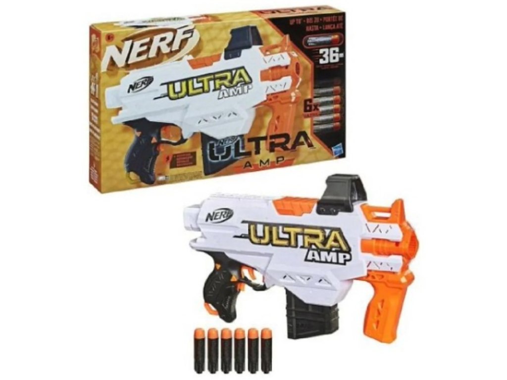 Nerf Pištolj Ultra Amp+6 sundjerastih strelica