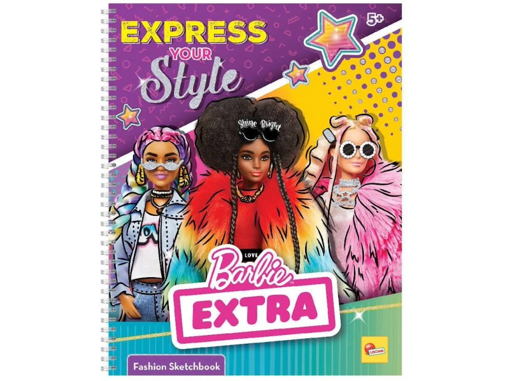 Barbie Knjiga za crtanje Express your style 12679