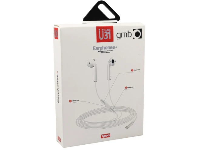 Gembird (BHP-U31) slušalice sa mikrofonom bele
