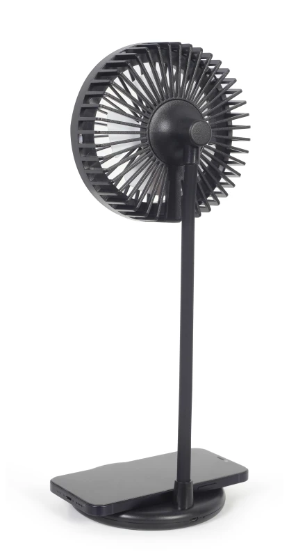 Gembird (TA-WPC10-LEDFAN-01) ventilator sa lampom i bezicim punjacem