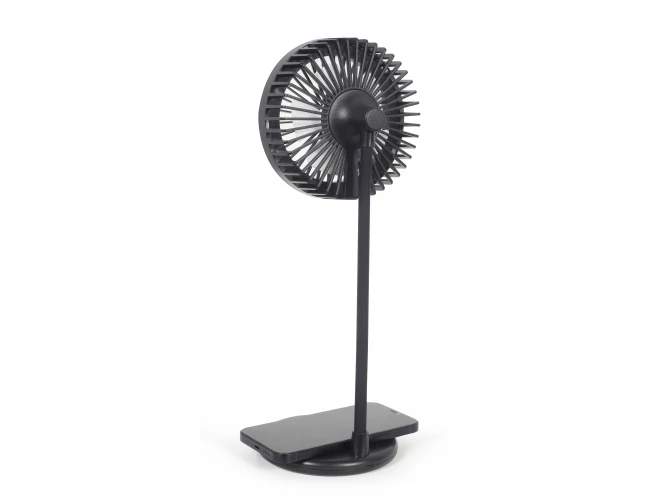 Gembird (TA-WPC10-LEDFAN-01) ventilator sa lampom i bezicim punjacem