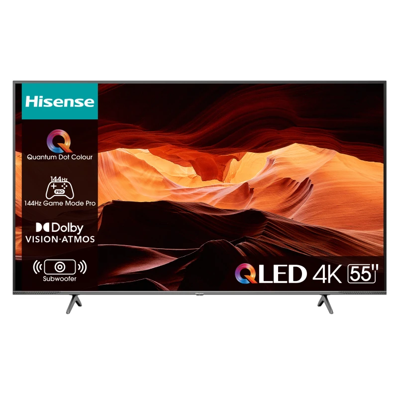 Hisense 55E7KQ PRO Smart TV 55" 4K Ultra HD DVB-T2 QLED