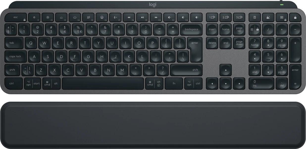 Logitech MX Keys S Plus (920-011589) US bežična tastatura crna