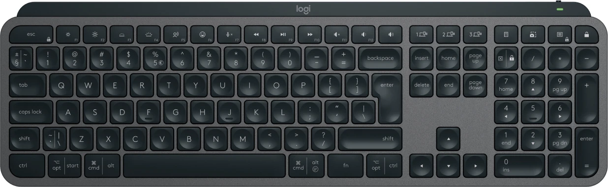 Logitech MX Keys S (920-011587) US bežična tastatura crna