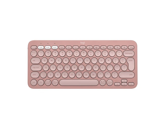 Logitech K380s (920-011853) Pebble Keys 2 US bežična tastatura roze