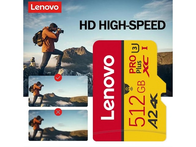 Mikro kartica Lenovo 512 GB brza 4 K
