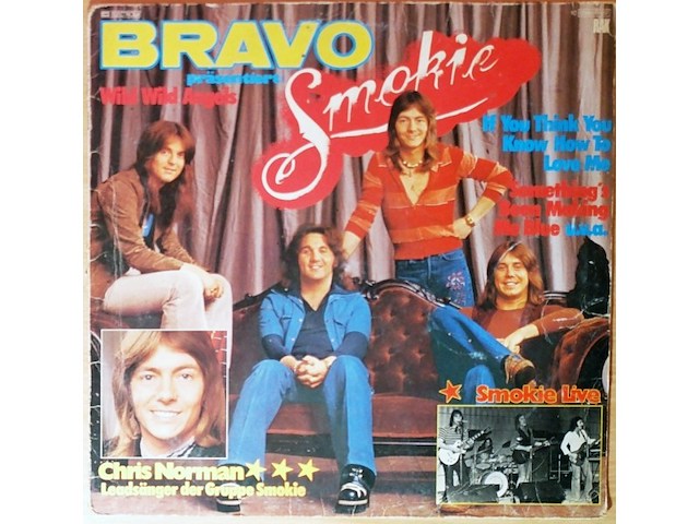 LP SMOKIE - Bravo (1976) Germany, G+/VG-