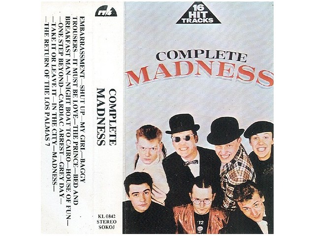 Madness ‎– Complete Madness (16 Hit Tracks)