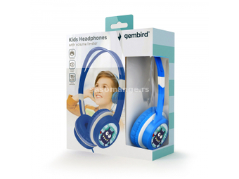 Gembird (MHP-JR-B) dečije slušalice sa limiterom jacine zvuka plave