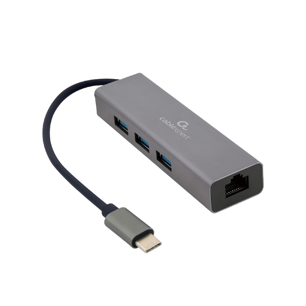 GEMBIRD USB-C Gigabit network multiport hub