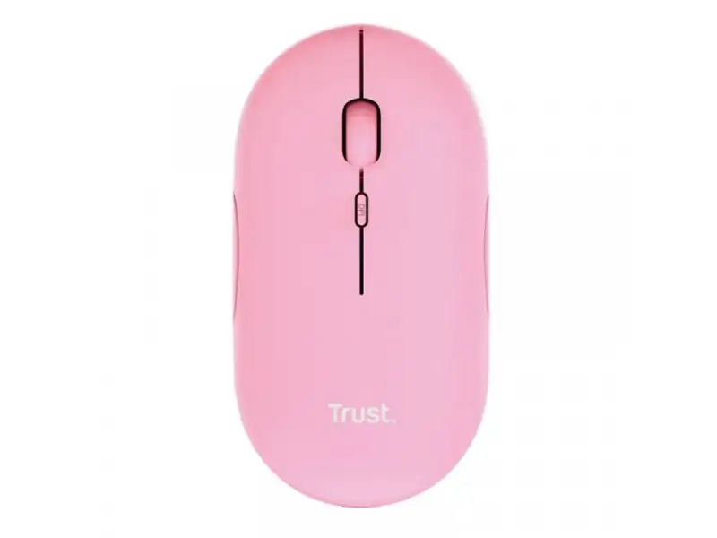 TRUST PUCK ULTRA-THIN PINK BEŽIČNI MIŠ