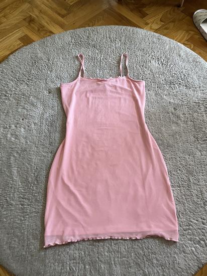 H&M pink kraća haljinica