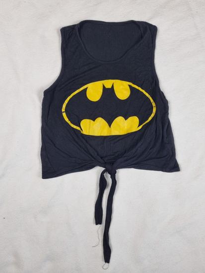 Batman crna crop majica sa originalnim printom