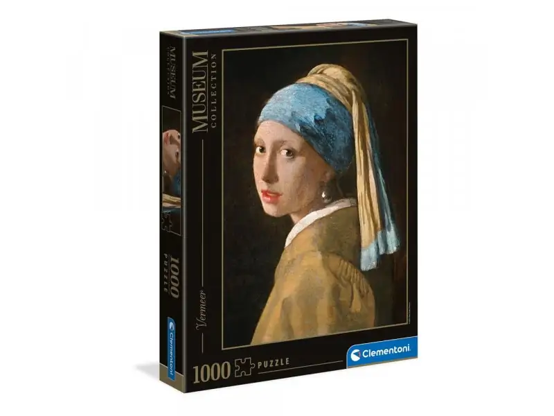 CLEMENTONI PUZZLE 1000 GIRL WITH PEARLS