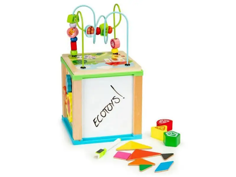 ECO TOYS DRVENA EDUKATIVNA KOCKA (HM015470)