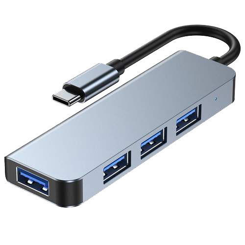 MOYE USB hub X4 (Srebrna)