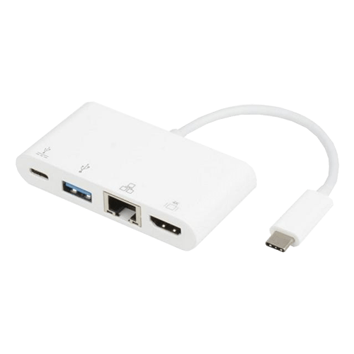 E-GREEN USB C-HDMI+USB3.0+RJ45