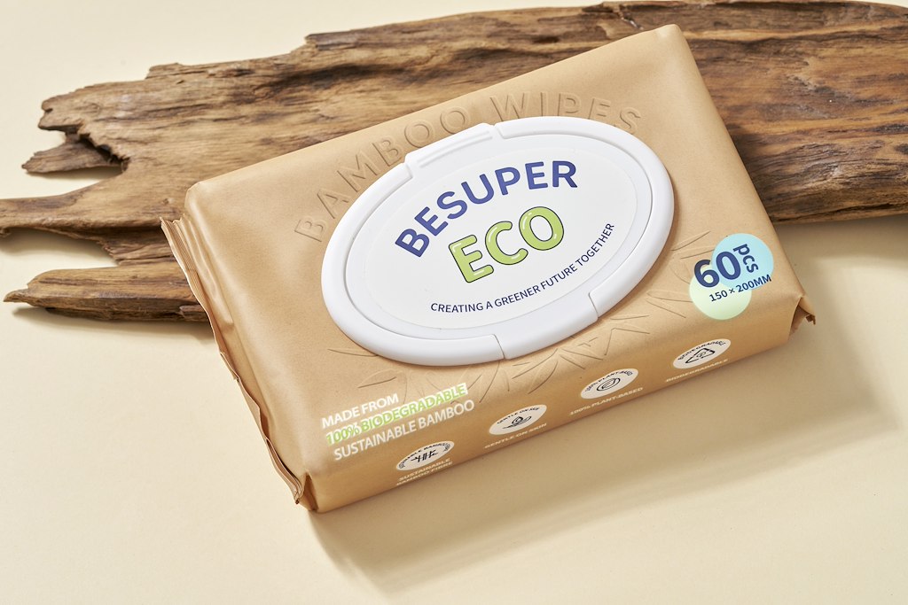 BeSuper ECO Bamboo vlažne maramice