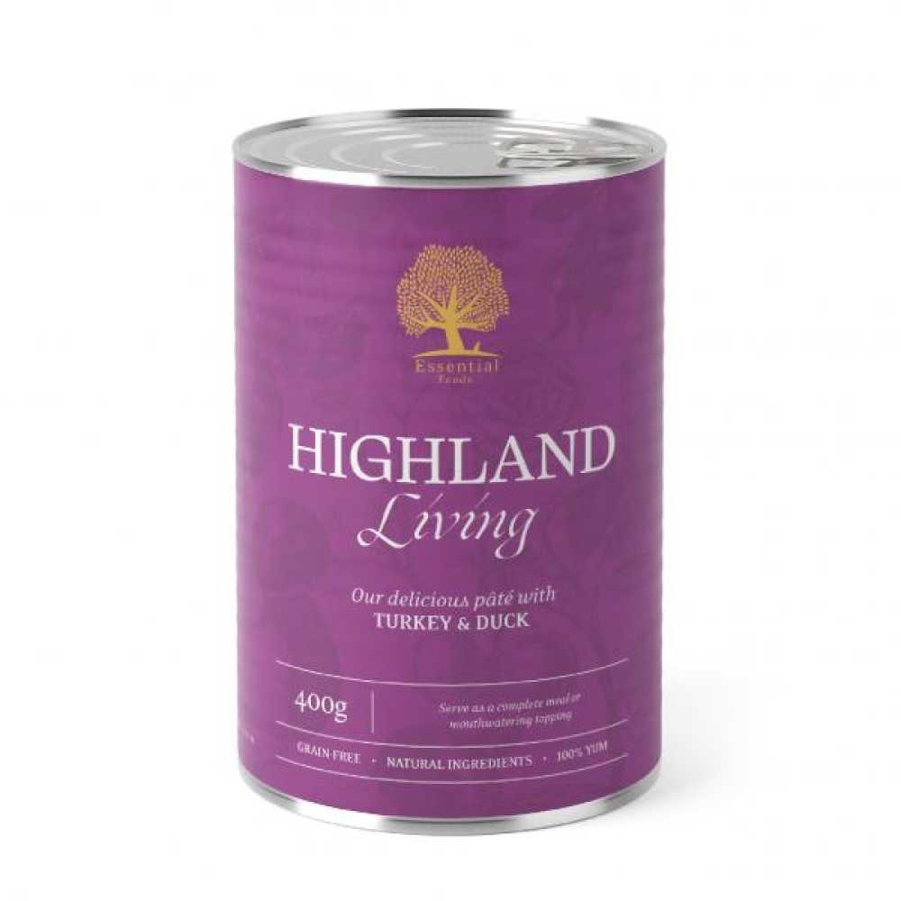 Essential Highland Living Pâté konzerva za pse 400g