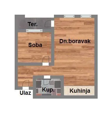 Prodaja, stan, 42m2, Telep, Novi Sad, Novi Sad