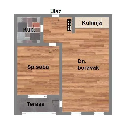 Prodaja, stan, 42m2, Salajka, Novi Sad, Novi Sad